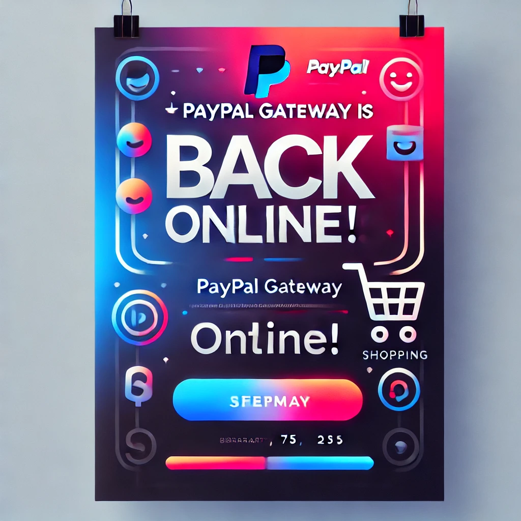 🎉 PayPal porta Back Online! - Social infinitum